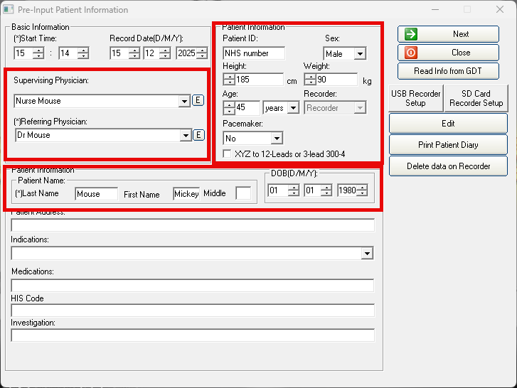CardioScan User Guide - Setting up the CardioScan Holter